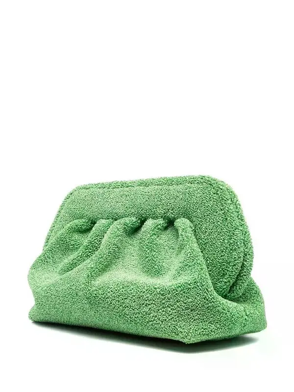 THEMOIRE Gea Re-fur Clutch - Green