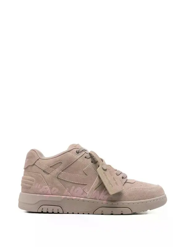 Off-White Arrow Suede Sneakers - Neutrals