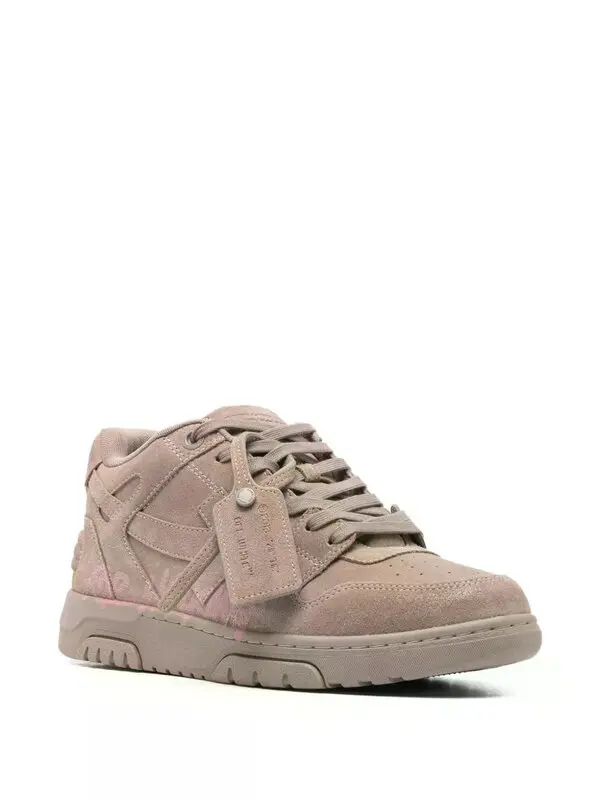 Off-White Arrow Suede Sneakers - Neutrals
