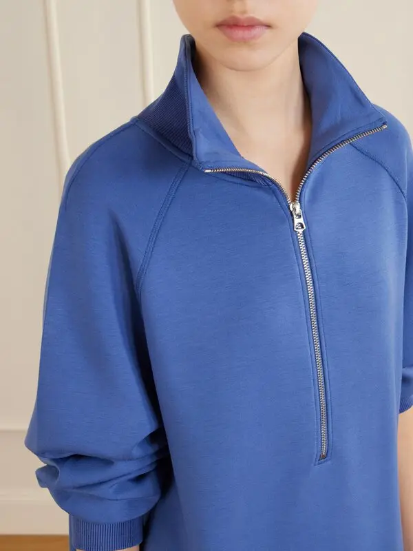Varley Selene Jersey Half-zip Sweater - Blue