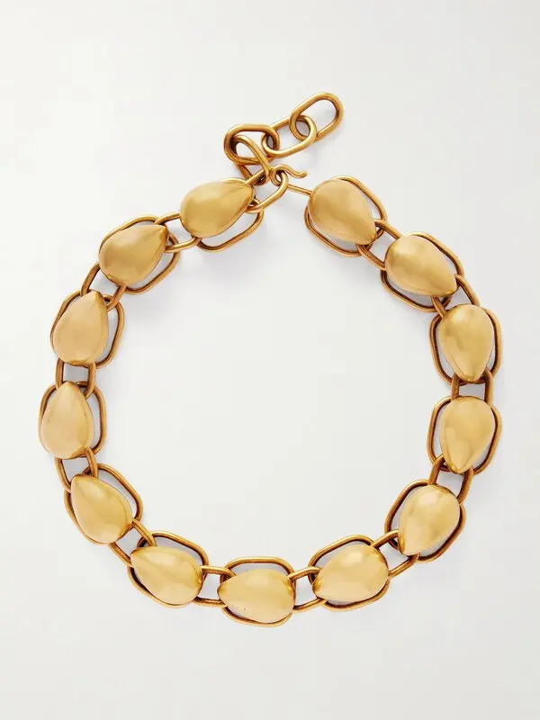 Khaite Plated Chain Necklace - Gold