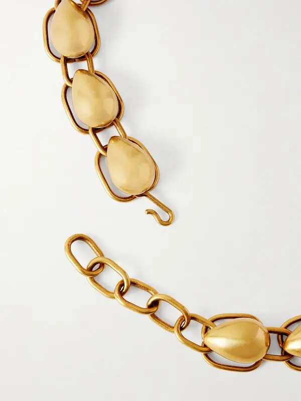 Khaite Plated Chain Necklace - Gold