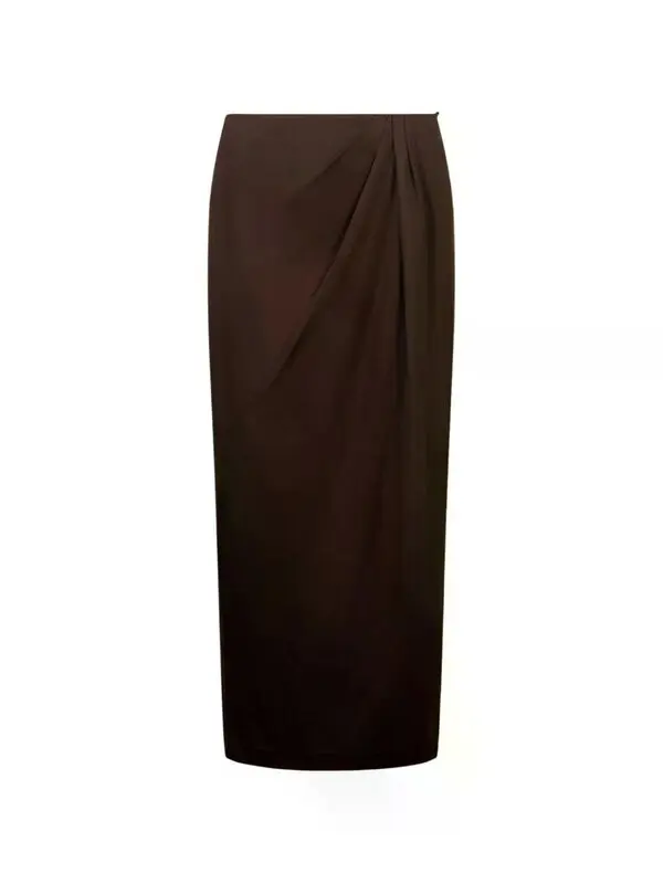 Max Mara Draped Midi Skirt