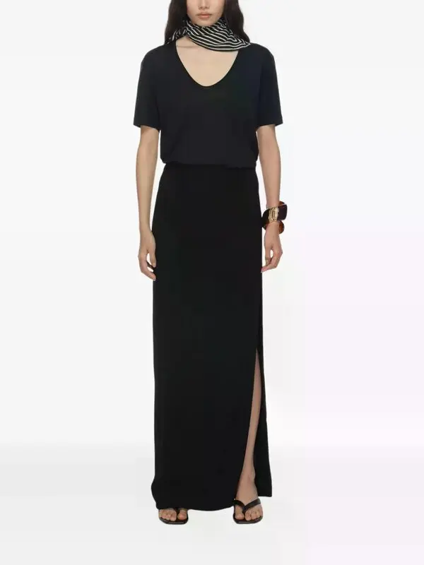 TOTEME Scoop-neck T-shirt - Black