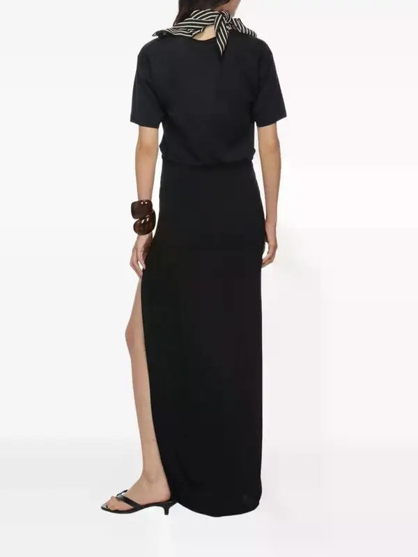 TOTEME Scoop-neck T-shirt - Black