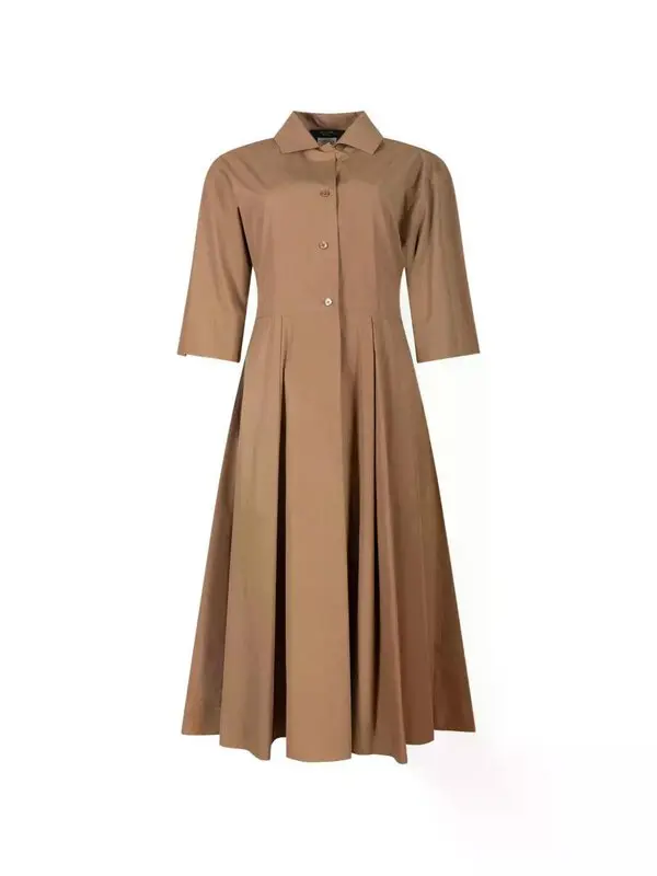 Max Mara Midi Cotton-poplin Shirt Dress