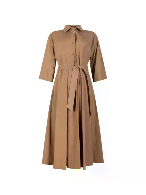 Max Mara Midi Cotton-poplin Shirt Dress