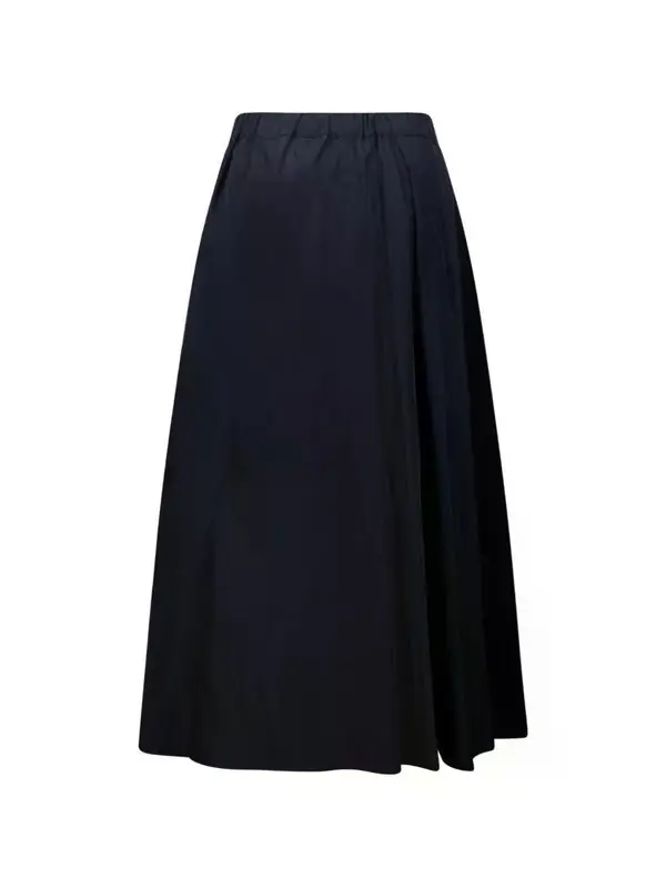 Max Mara Flared Cotton-blend Taffeta Skirt