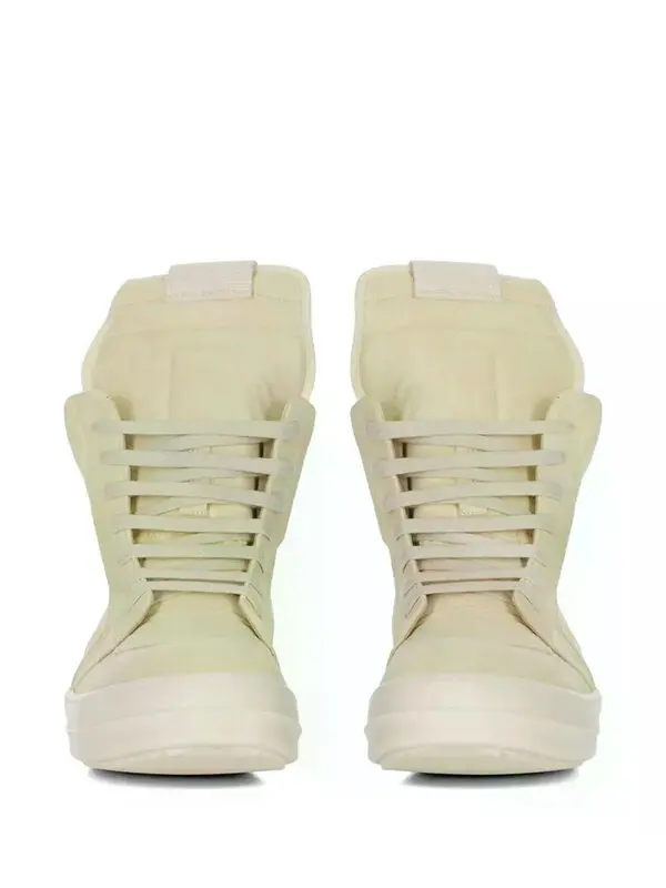 Rick Owens Geobasket Leather Sneakers - Neutrals
