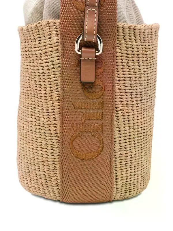 Chloé Woody Bucket Bag - Neutrals