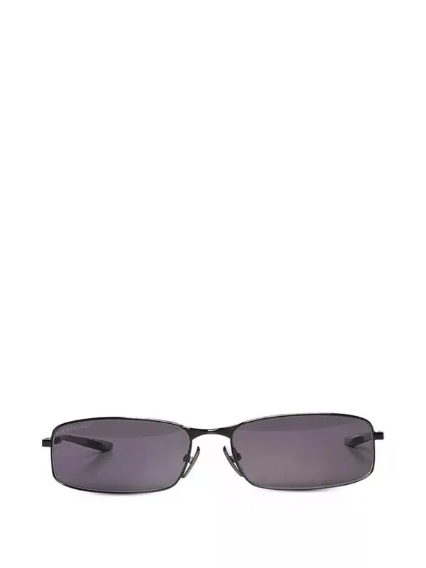 Balenciaga Rectangle-frame Sunglasses - Black