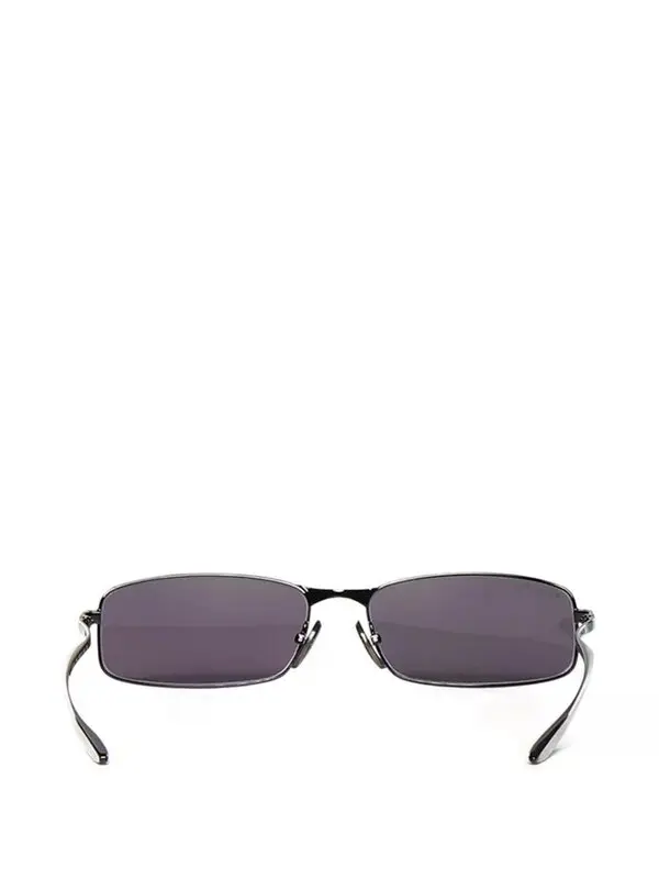 Balenciaga Rectangle-frame Sunglasses - Black
