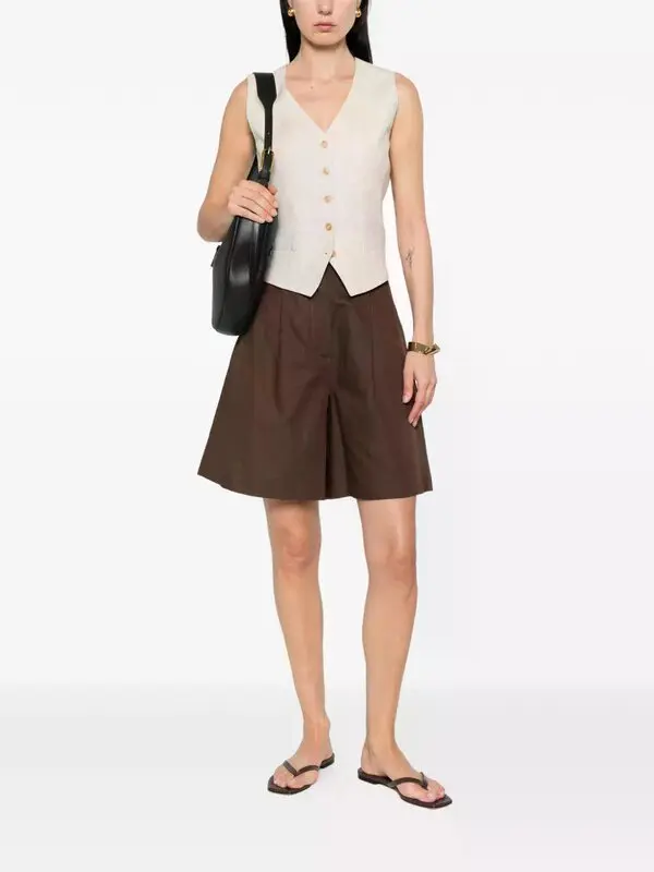 Max Mara Pleated Bermuda Shorts
