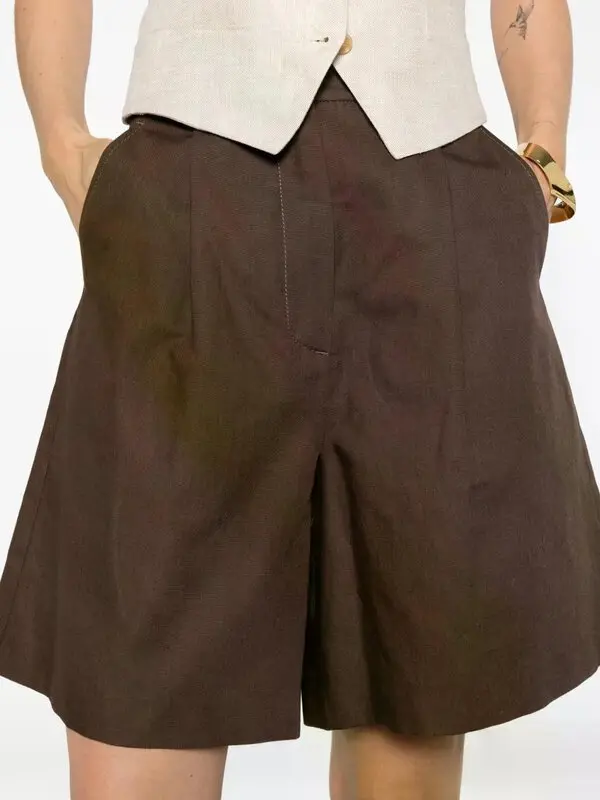 Max Mara Pleated Bermuda Shorts