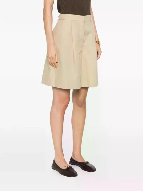 Max Mara Cuba Pleated Bermuda Shorts