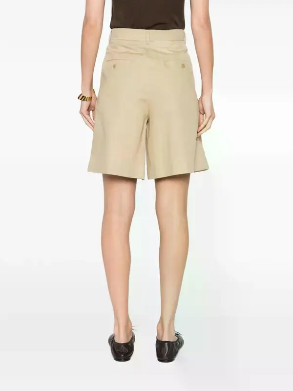 Max Mara Cuba Pleated Bermuda Shorts