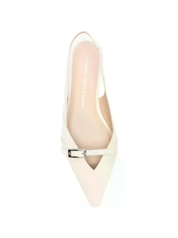 STUART WEITZMAN Georgie Slingback Flat Pumps