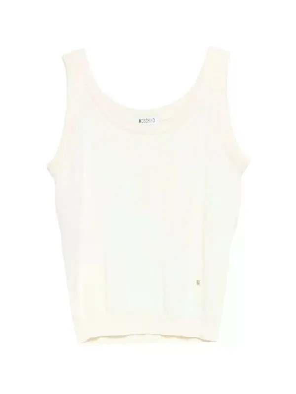 Moschino Sleeveless Tie-side Top