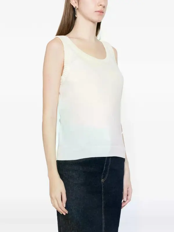 Moschino Sleeveless Tie-side Top
