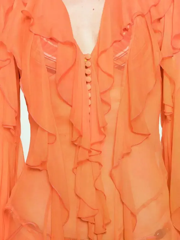 Erika Cavallini Ruffled Midi Dress
