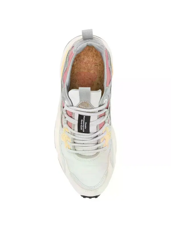 FLOWER MOUNTAIN Nubuck Leather Sneakers - Grey