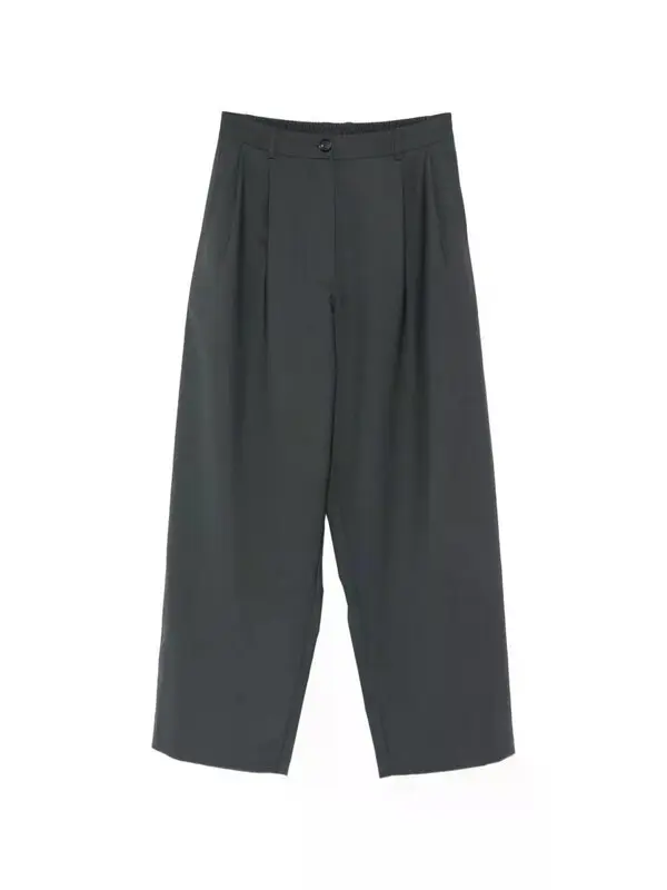 CORDERA Pleated Wide Leg Trousers