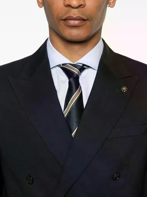 MANUEL RITZ Double-breasted Suits - Blue