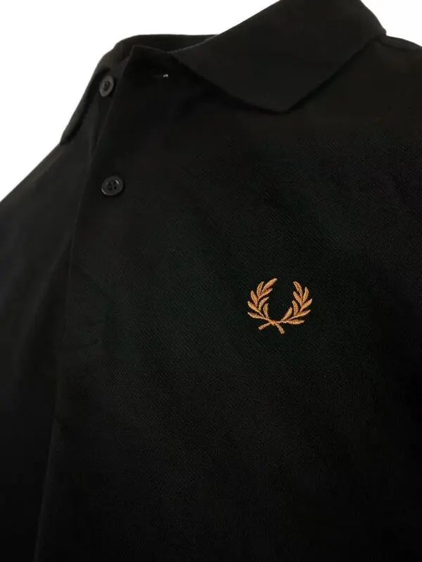 Fred Perry Logo-embroidery Polo Shirt - Black