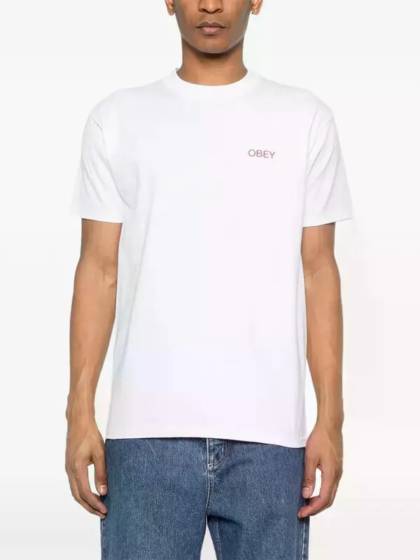 Obey Logo-detail T-shirt
