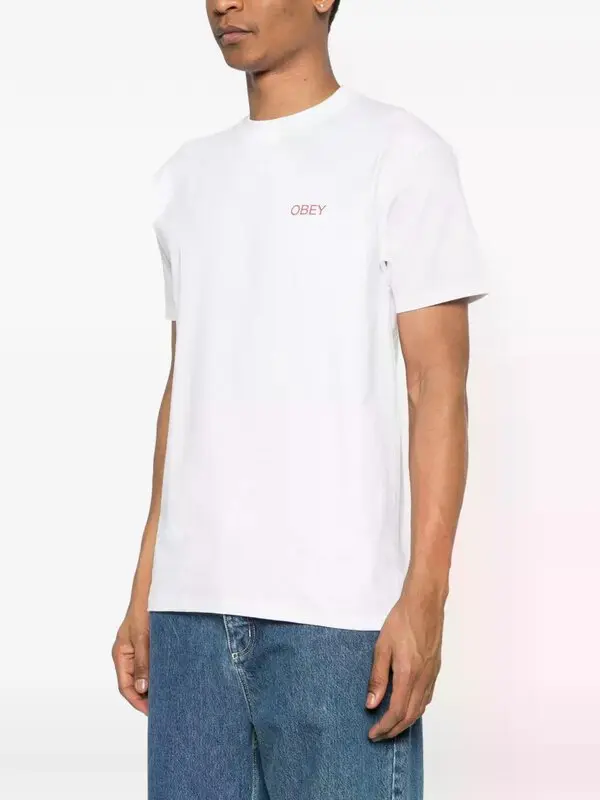 Obey Logo-detail T-shirt