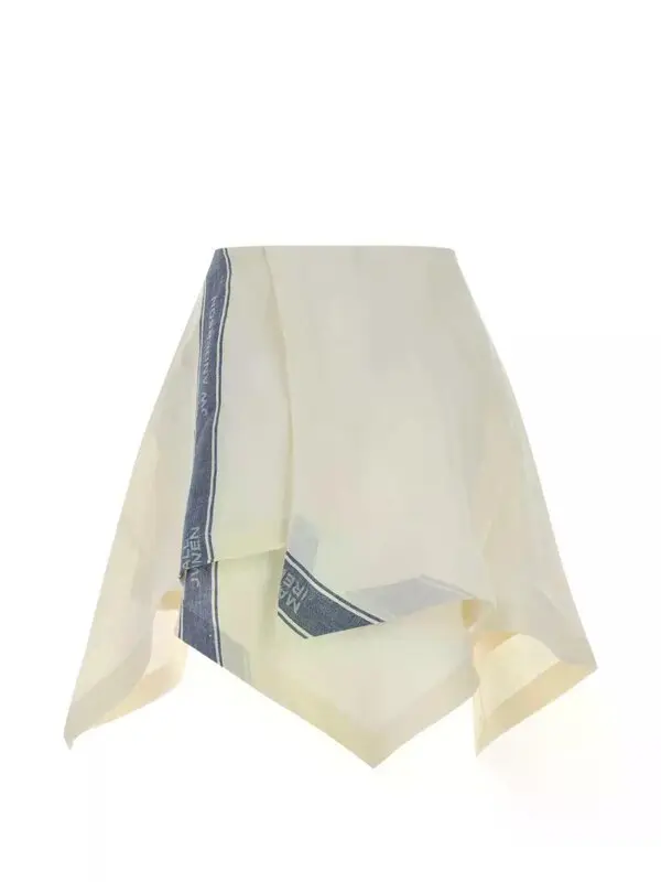 JW Anderson Logo Detail Mini Skirt - Neutrals