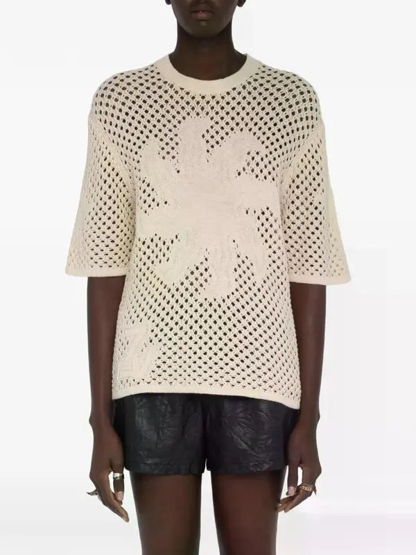 Zadig&Voltaire Malyna Openwork T-shirt