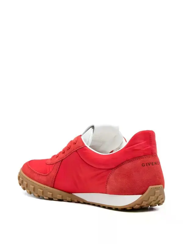 Givenchy Glide Panelled Sneakers - Red