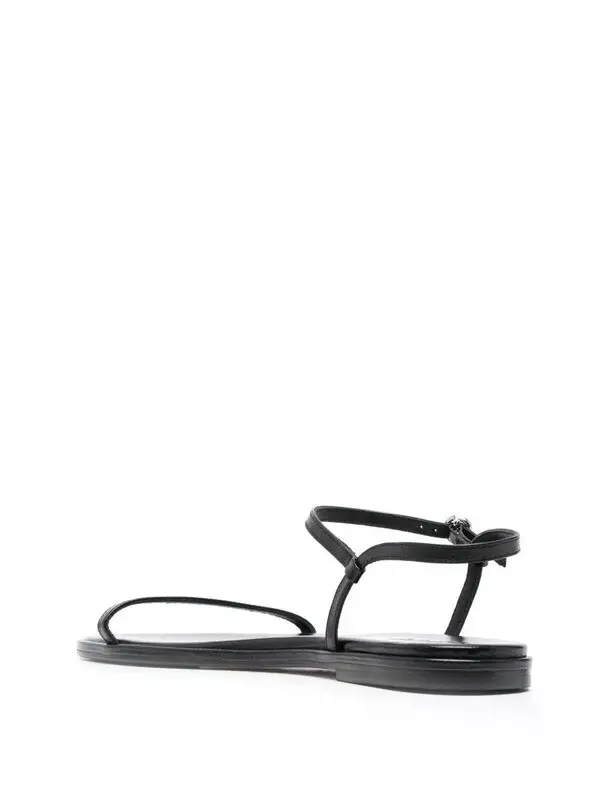 AeydĒ Nettie Leather Sandals - Black