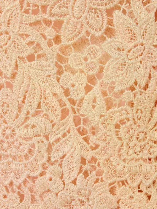 La DoubleJ Spotlight Macramé Top - Orange
