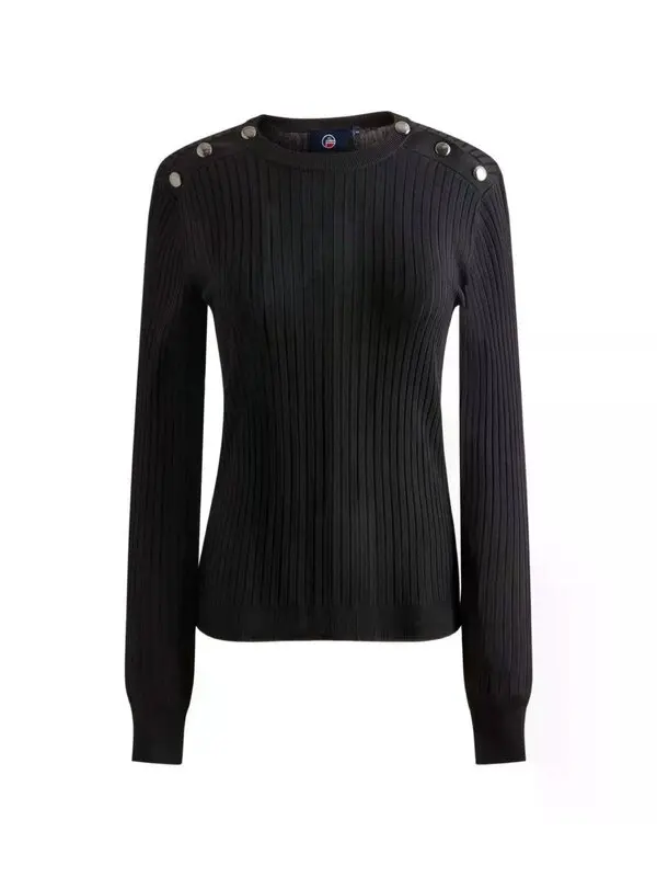 Fusalp Ribbed Knit Sweater - Black