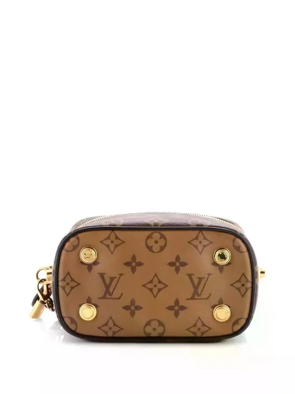 LOUIS VUITTON Vanity Handbag Reverse Monogram Canvas Pm Satchel