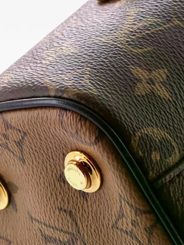 LOUIS VUITTON Vanity Handbag Reverse Monogram Canvas Pm Satchel