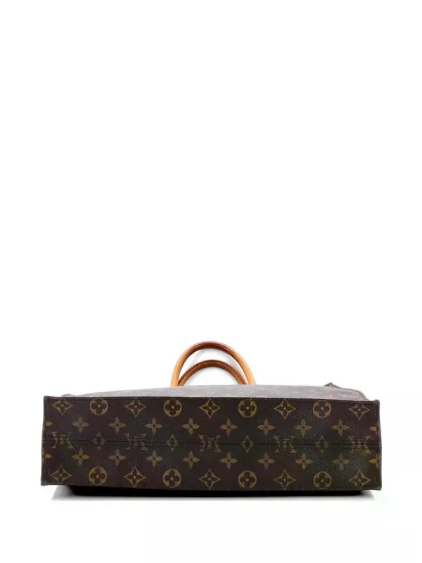 LOUIS VUITTON Vintage Sac Plat Tote Bag Monogram Canvas - Brown