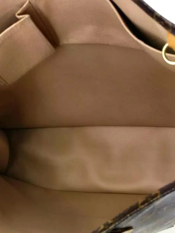 LOUIS VUITTON Vintage Sac Plat Tote Bag Monogram Canvas - Brown
