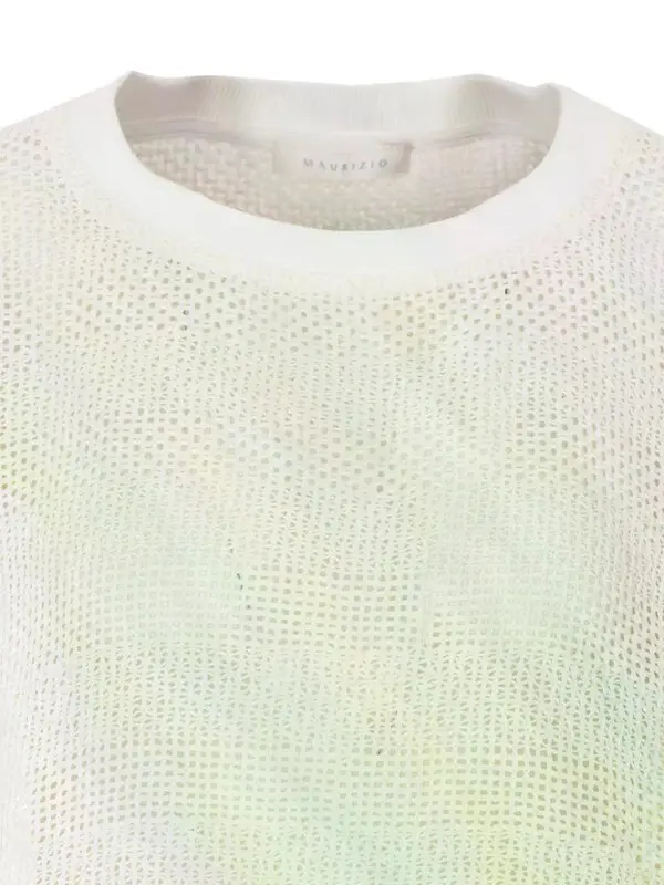 MAURIZIO PECORARO Openwork Crew-neck Sweater