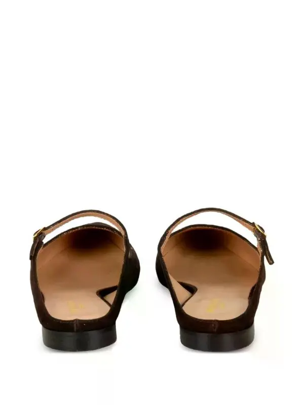 Status Pointed-toe Mules - Brown