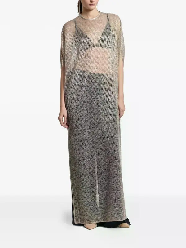 Peserico Sheer Maxi Dress