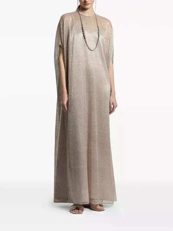 Peserico Sheer Maxi Dress