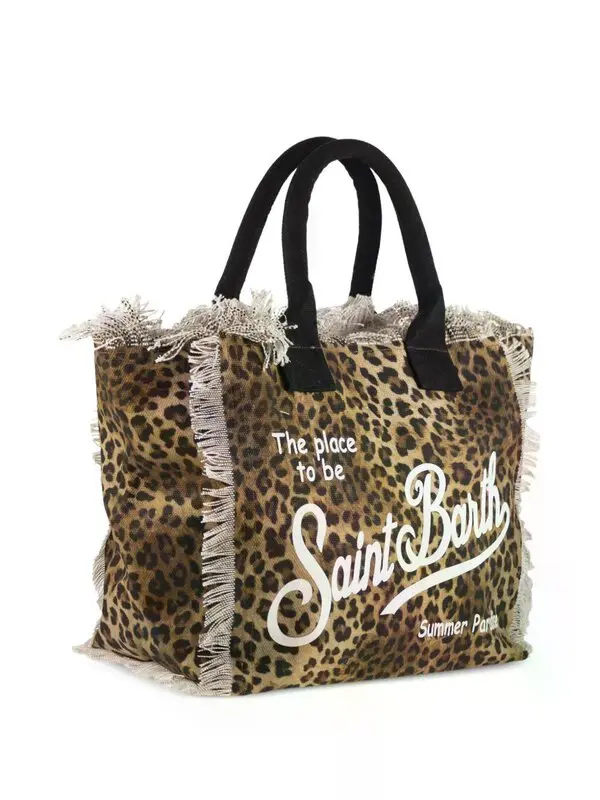 MC2 SAINT BARTH Animal-print Tote Bag - Brown