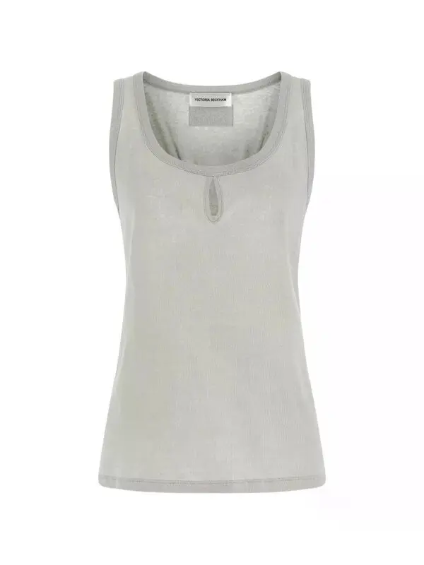 Victoria Beckham Scoop-neck Tank Top - Grey