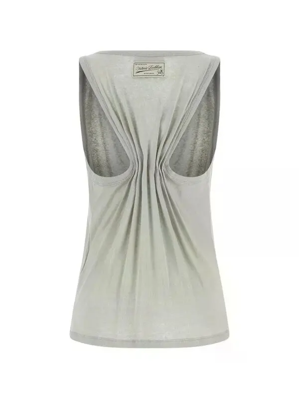 Victoria Beckham Scoop-neck Tank Top - Grey