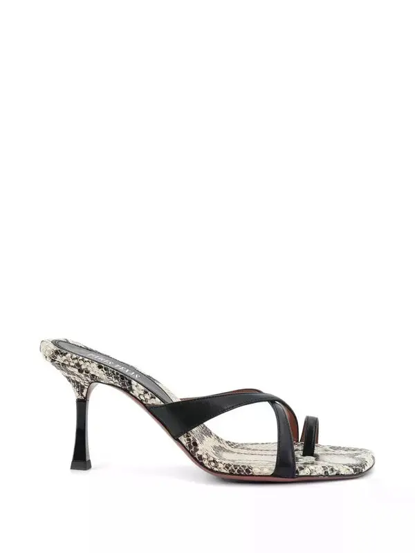 Paris Texas Lorena Leather Sandals - Neutrals