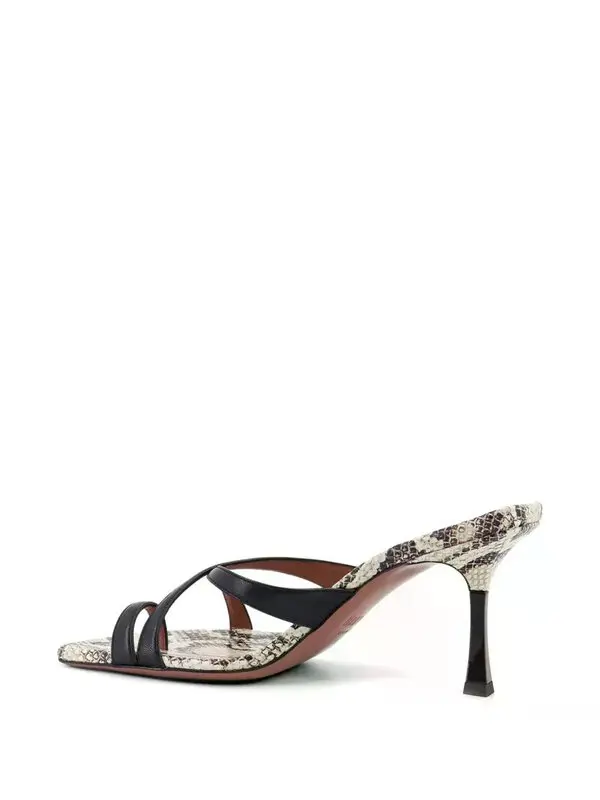 Paris Texas Lorena Leather Sandals - Neutrals