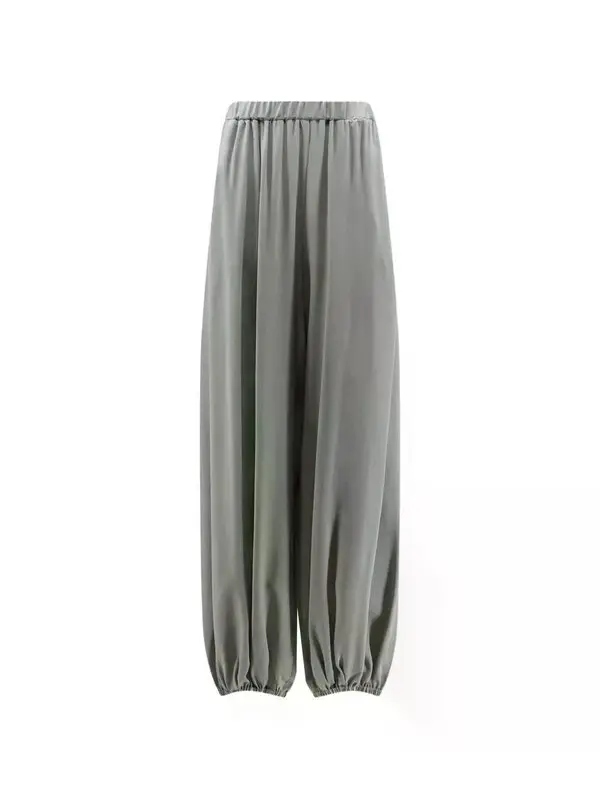 ALYSI Silk Palazzo Trousers